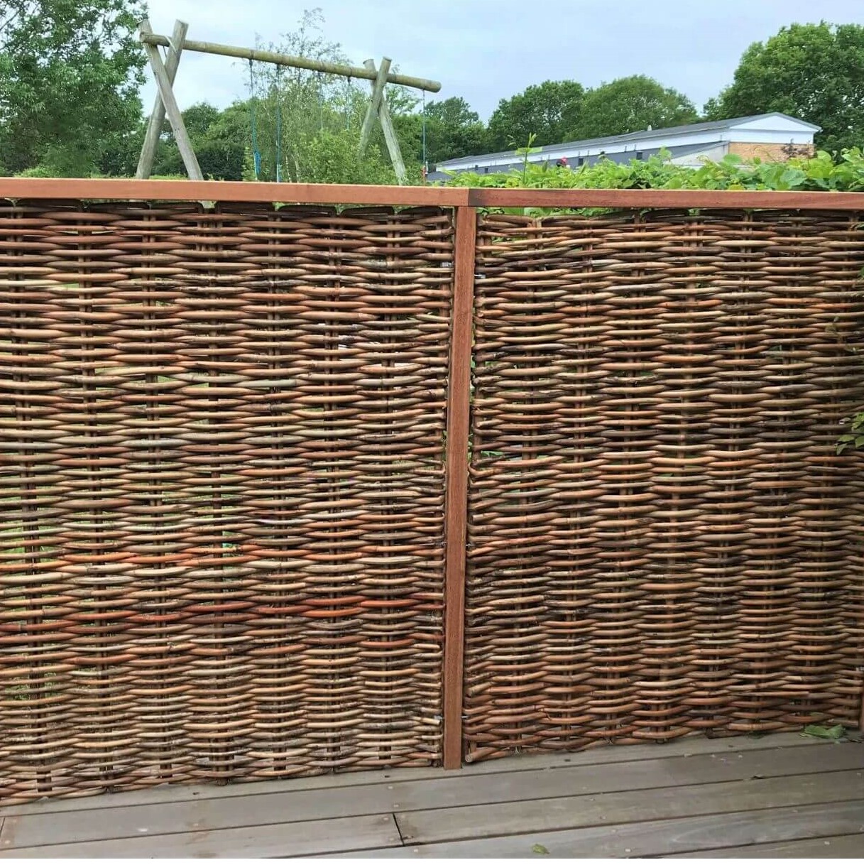 Shadow - Læhegn i rattan flet, 120 x 150 cm. - Lys, liv og opbevaring ...